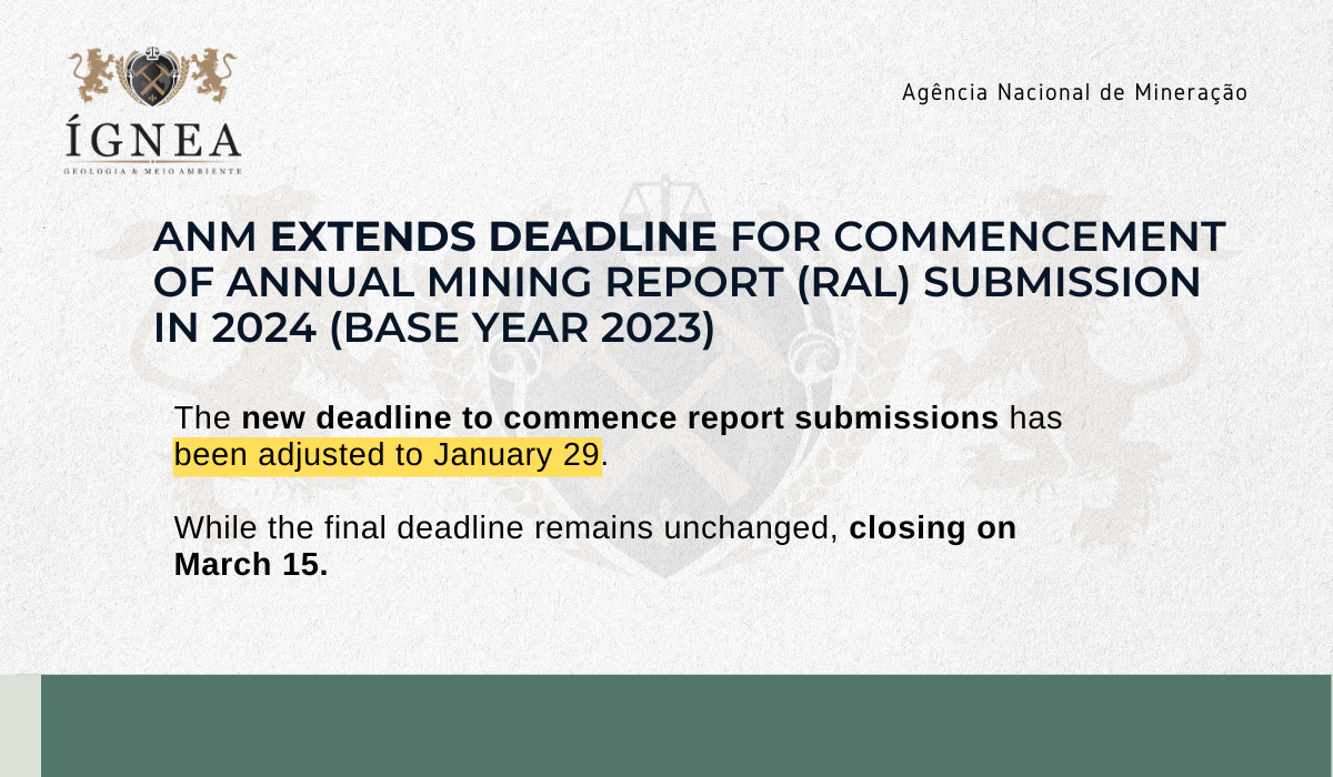 ANM Extends Deadline for Commencement of Annual Mining Report (RAL ...